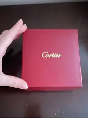 Cartier | Accessories | Cartier Burgundy Presentation Box With Gold ...